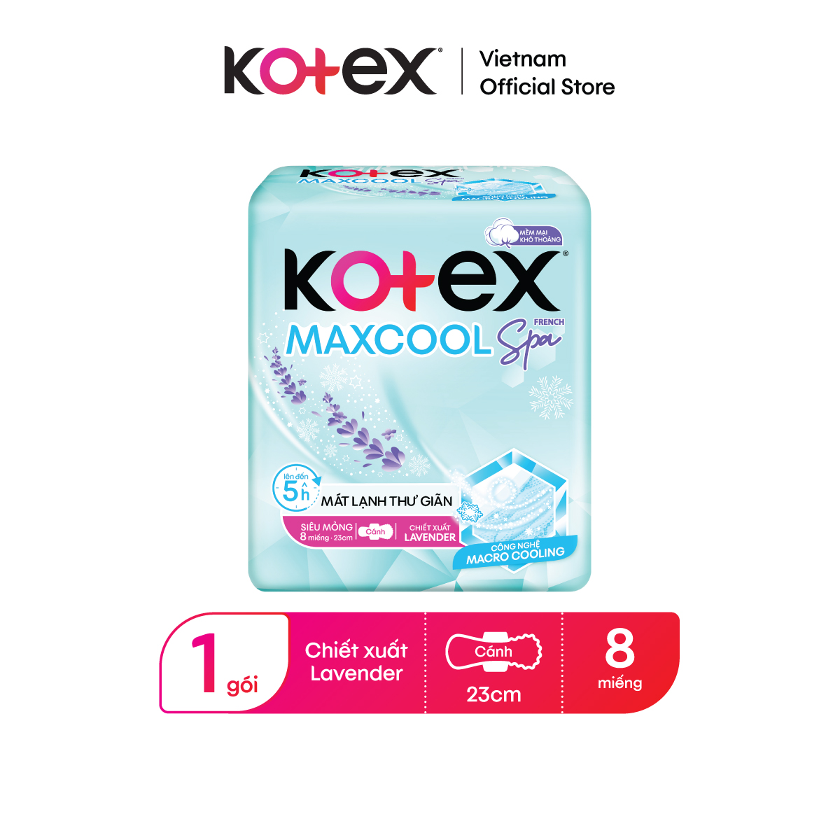 [Gift] Băng vệ sinh Kotex Maxcool French Spa Ban Ngày SMC 8x48 | Shopee Việt Nam