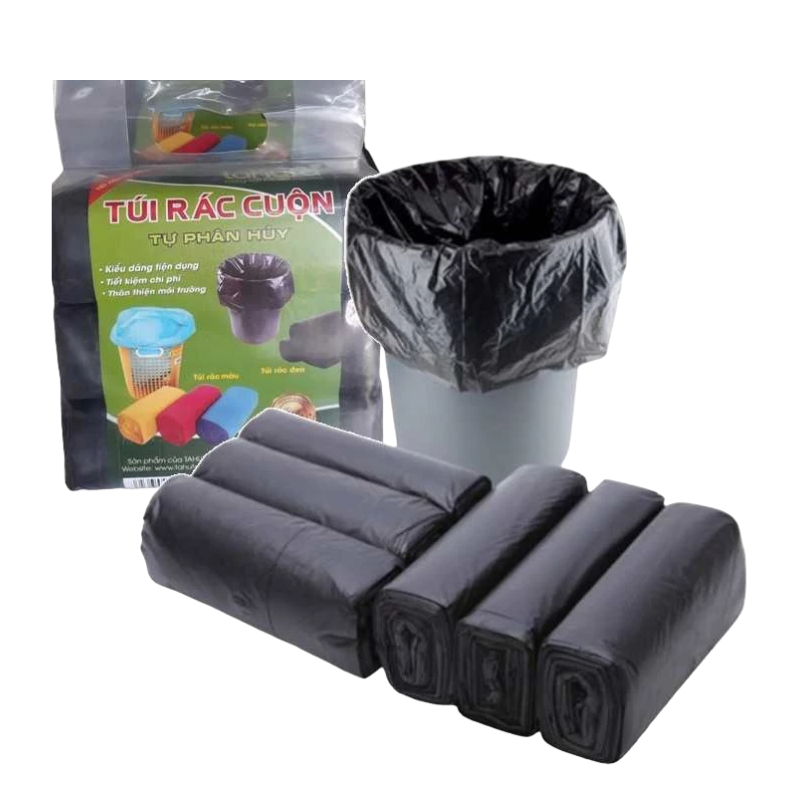 Combo 3 Set 3 cuộn Túi Rác Tự Phân Hủy Choice RMN3 màu Đen Kích Thước ...