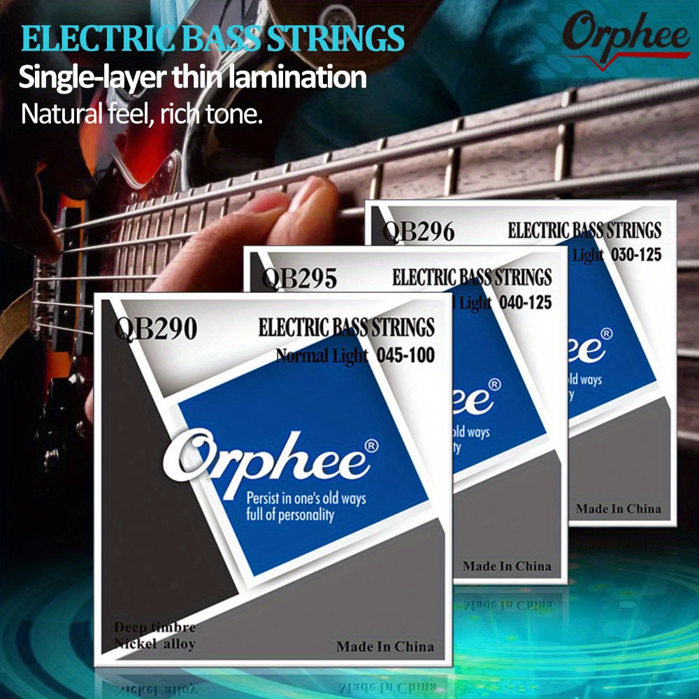 Dây Bass Điện Orphee Q Series Thép Carbon Cao Lục Giác Lõi Thép Không ...