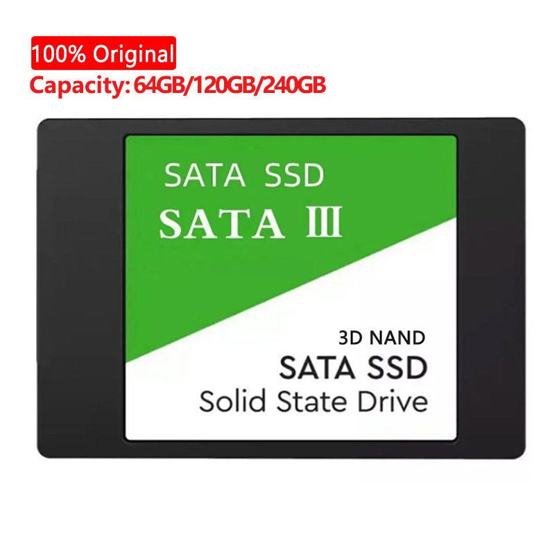 Ssd tốc độ cao 240GB Ổ cứng thể rắn Sata3 2,5 inch 120GB 64GB Ổ đĩa thể rắn tích hợp, thích hợp ...