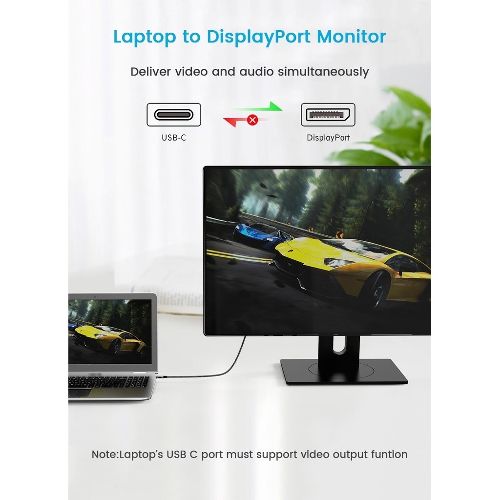 Cáp USB C 1.8m mới sang DisplayPort 8K DP Type C 3.1 sang cáp ...