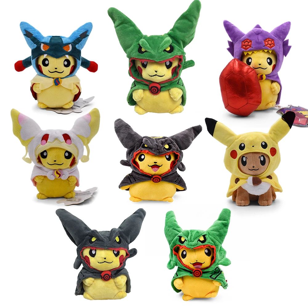 Mới Pikachu Cos Eevee Cosplay Sang Trọng Đồ Chơi Charizard Peluche ...