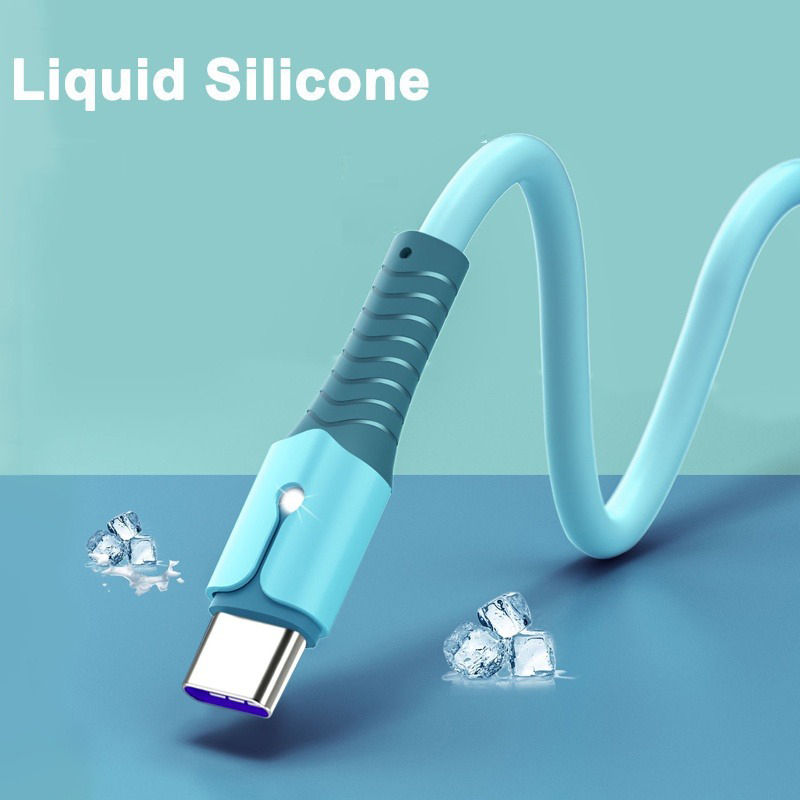 Cáp đèn Led silicon lỏng Type C 5A cho dữ liệu USB IP Android | Shopee ...