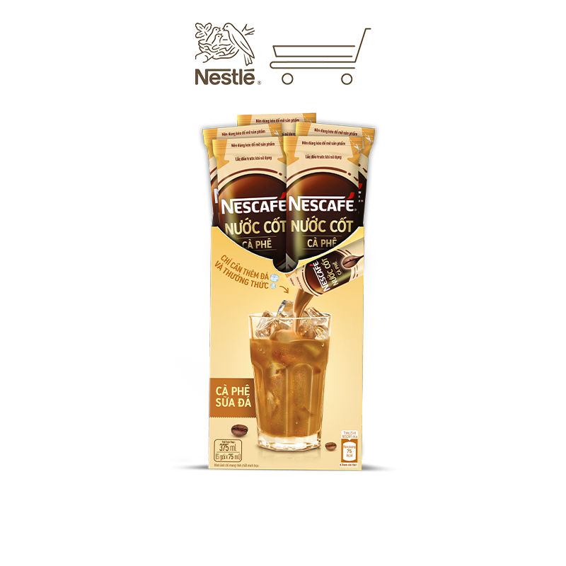 [TẶNG Ly cách nhiệt NESCAFE] Combo 4 hộp nước cốt cà phê NESCAFÉ - CÀ ...