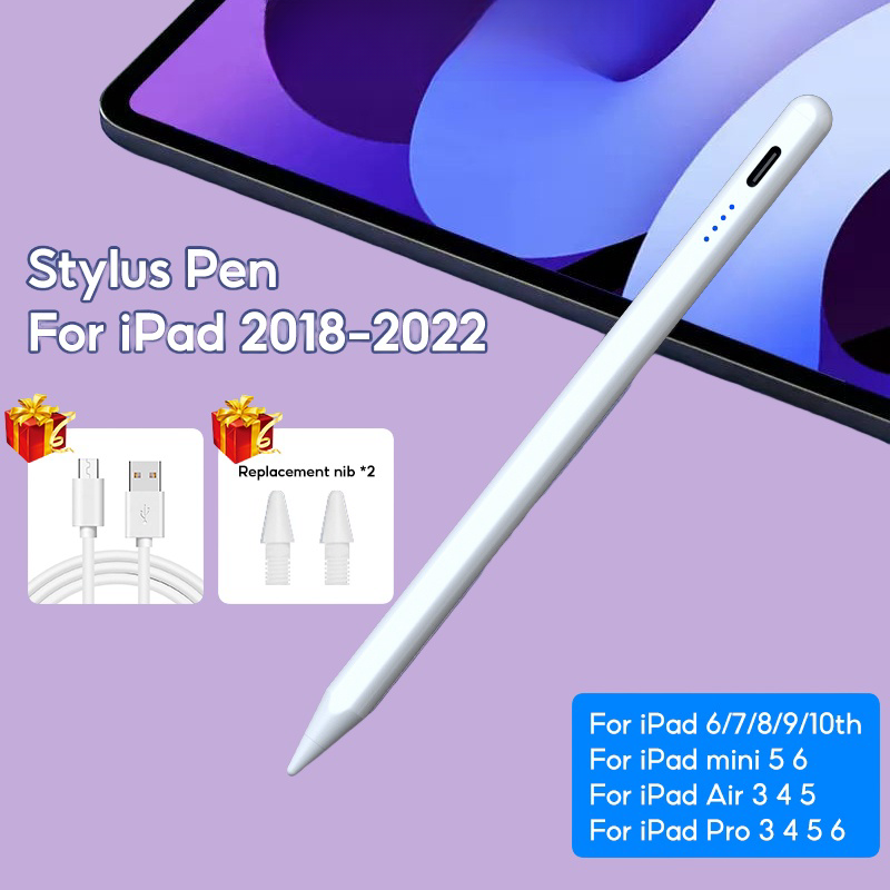 Bút cảm ứng điện dung hoạt động có từ chối lòng bàn tay cho iPad Pad Air 11 13 M2 2024 Pro 11 13 ...