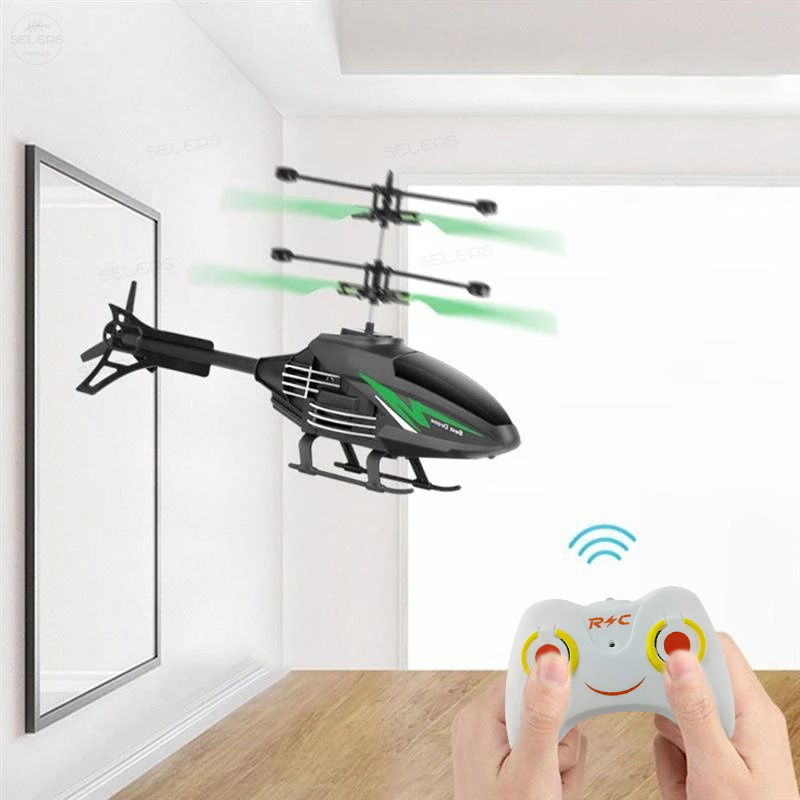 Máy bay trực thăng điều khiển từ xa RC Máy bay Đồ chơi cảm ứng hồng ...
