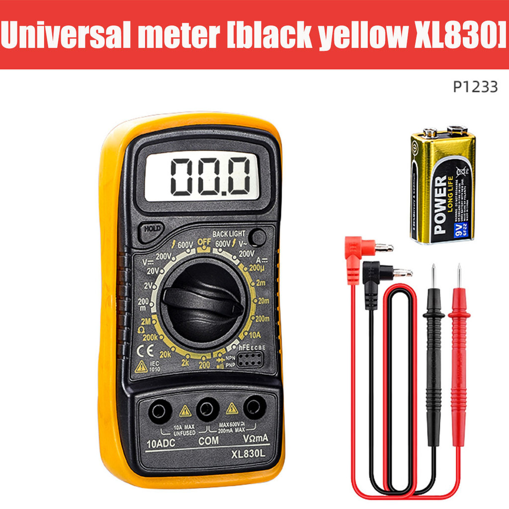 Xl830l Cầm Tay Kỹ Thuật Số Vạn Năng LCD Đèn Nền Di Động AC / DC Ampe Kế Vôn Kế Ohm Máy Đo Điện ...