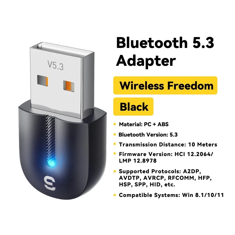 Essager USB Bluetooth Adapter Dongle Bluetooth 5.3 Cho PC Laptop Loa Bộ ...