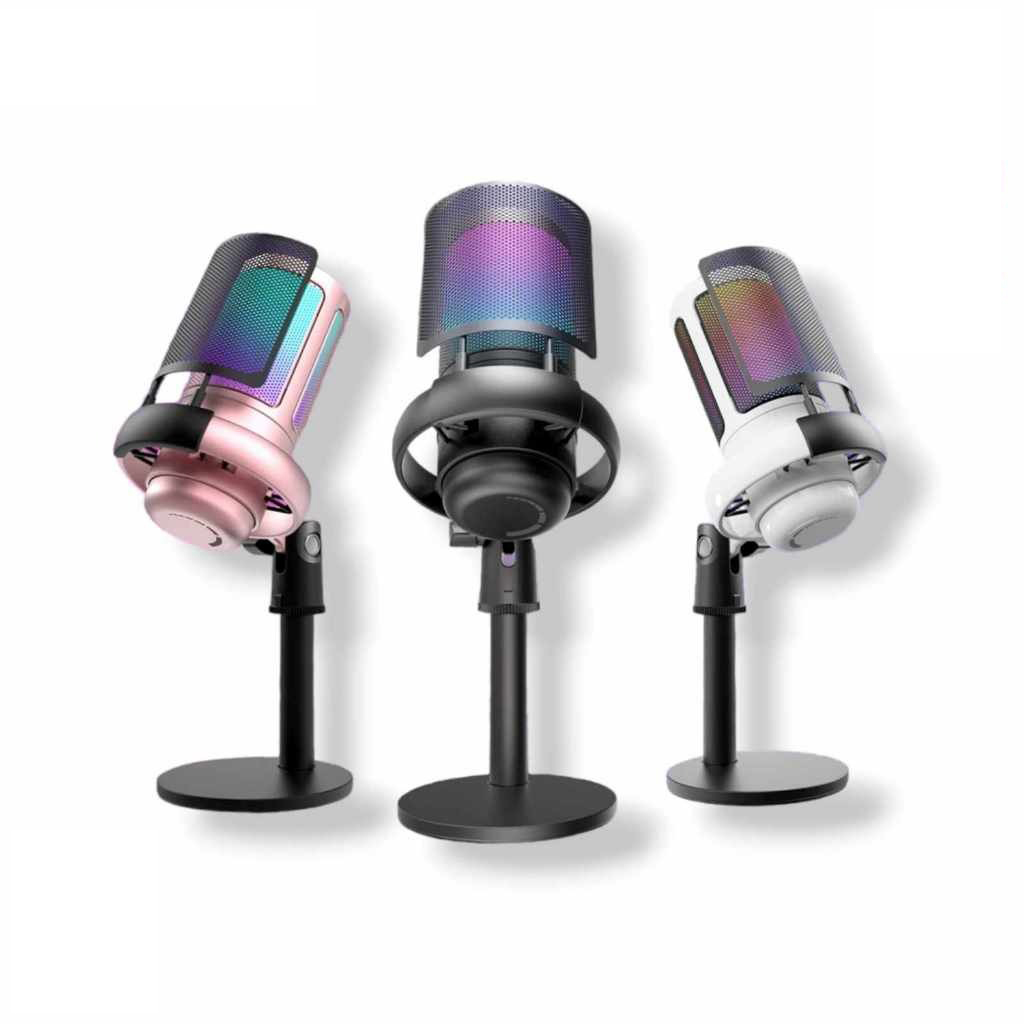 Microphone ME6S RGB USB, Microphone ngưng tụ cho Gaming PC, Điện thoại ...