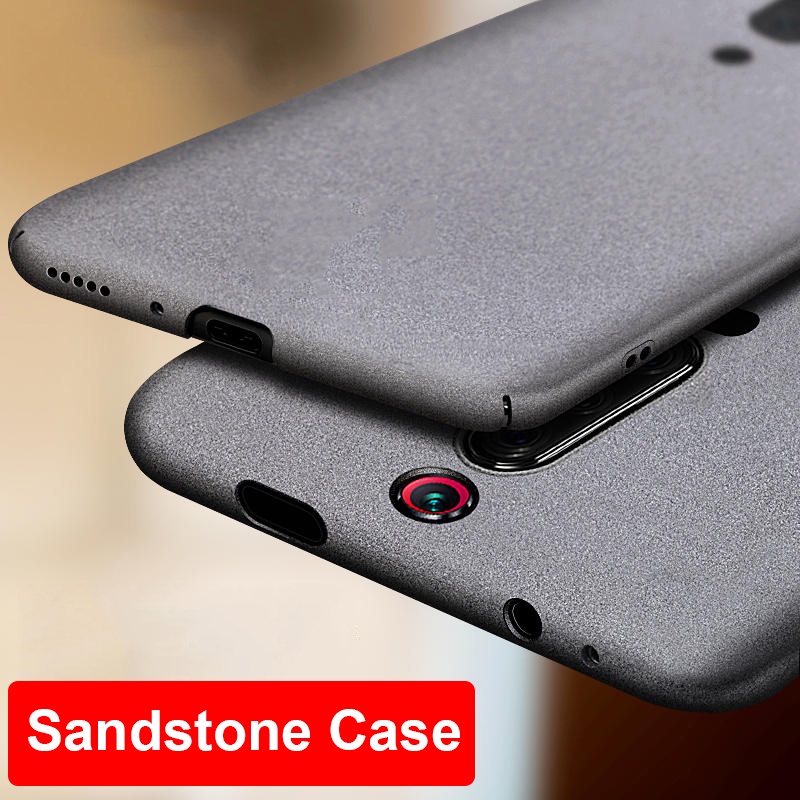 Ốp điện thoại cứng Xiaomi Redmi Note 12 11 11s 10 K20 Pro 4G 5G Chống sốc Slim Sandstone Matte ...