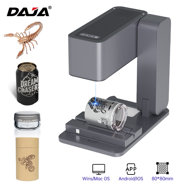 Daja c1 Máy Khắc laser Bằng Kim Loại acrylic Gỗ Tre Không Kim Loại Tốc ...