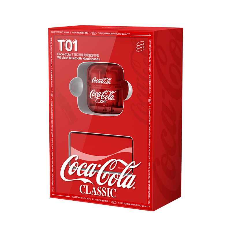 Tai Nghe Bluetooth 5.3 Không Dây Miniso Coca-Cola Khử Tiếng Ồn | Shopee ...