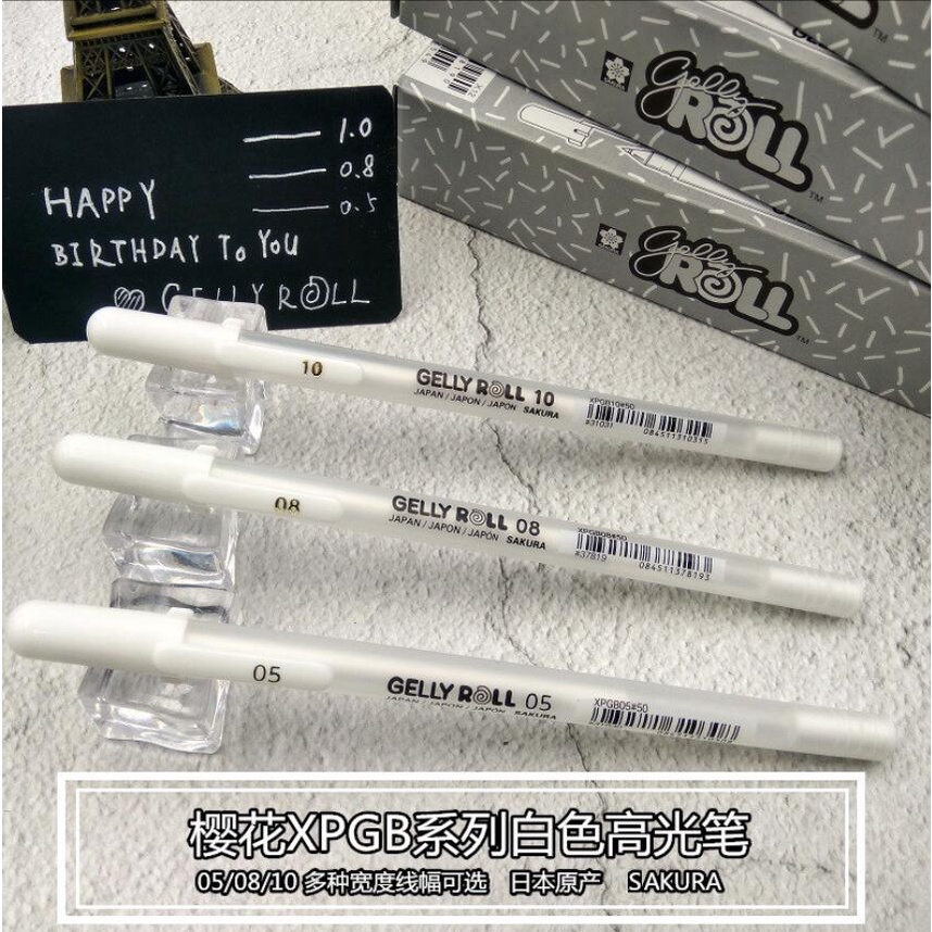 Nhật Bản Hoa Anh Đào Highlighter Trắng Vẽ Tay Bút Màu Chì Zentangle Vẽ ...