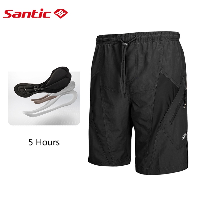 Santic Quần Short Đạp Xe Thường Ngày Cho Nam Quần Lót Dáng Rộng Có Đệm ...
