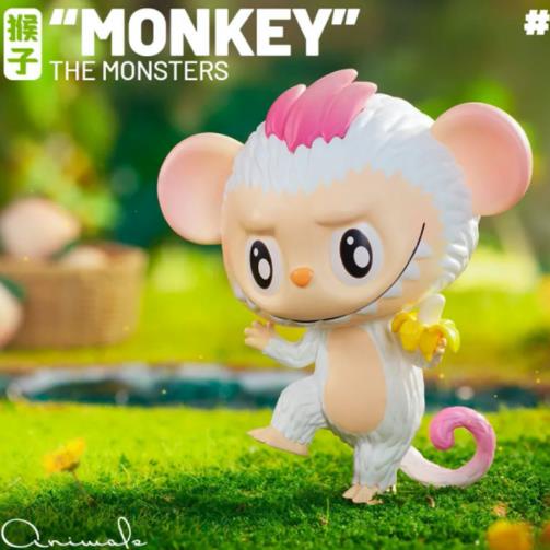 Optional Styles Monkey Labubu POPMART The Monsters Animals Series Doll ...