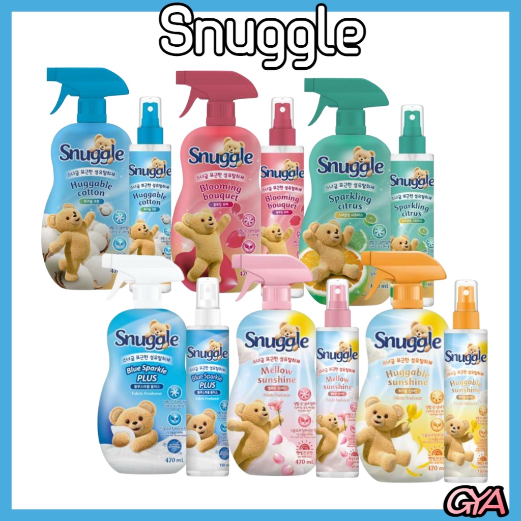 [Snuggle][6 mùi] Xịt khử mùi vải Refresher Spray 150ml/470ml | Shopee ...