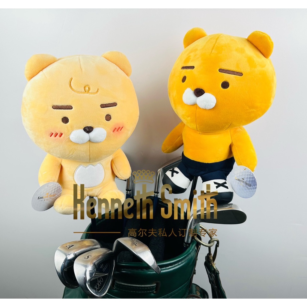 Daigou Korea Fart Peach Golf No 1 Vỏ Gỗ Đầu Gà Nhỏ Chân Golf Bao Hoạt Hình Đầu Cover Shopee