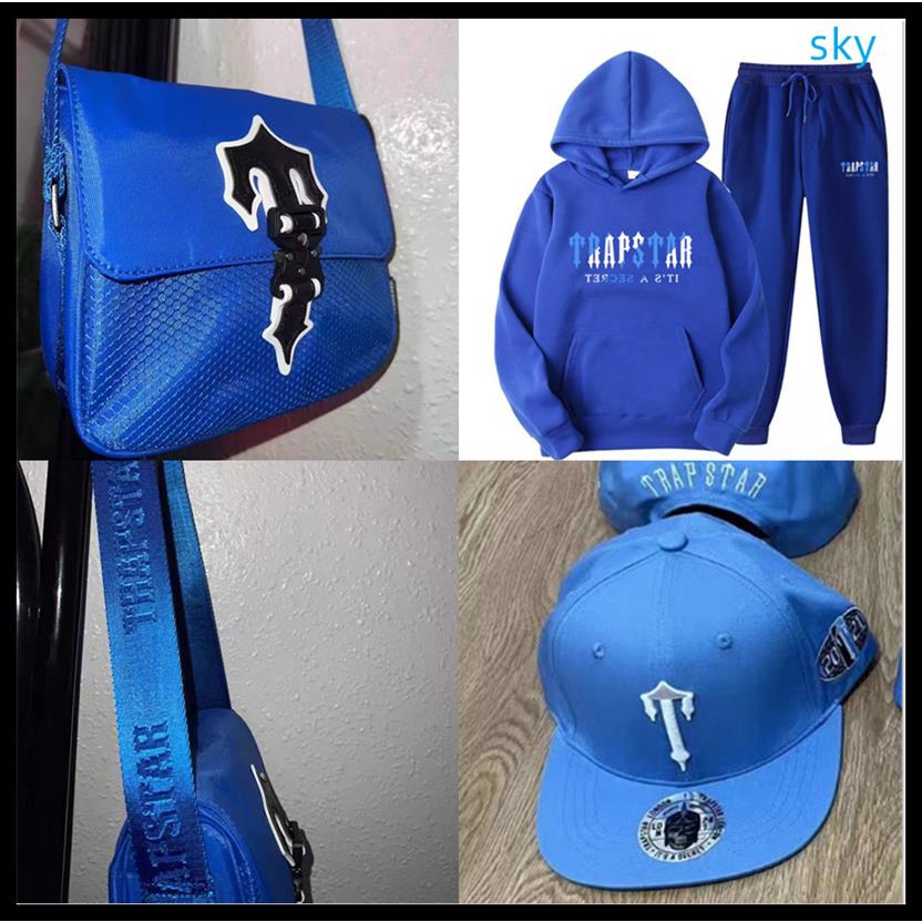 Trapstar hot-selling blue series suit shoulder bag / london street ...