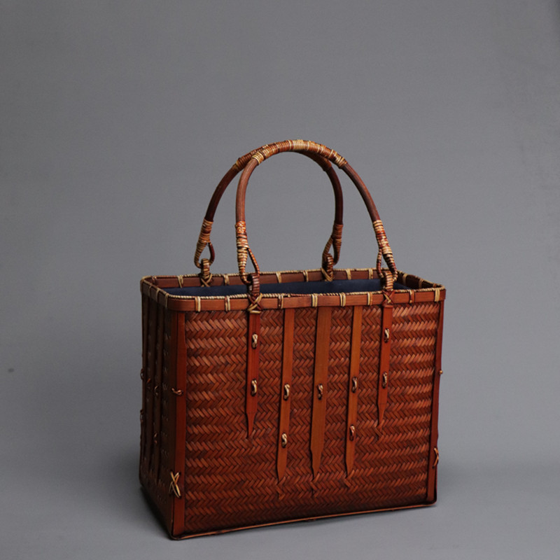 Tre Dệt Túi Xách Nữ Dệt Túi Đeo Vai Handmade Tre Dệt Sự Khác Biệt Giỏ ...