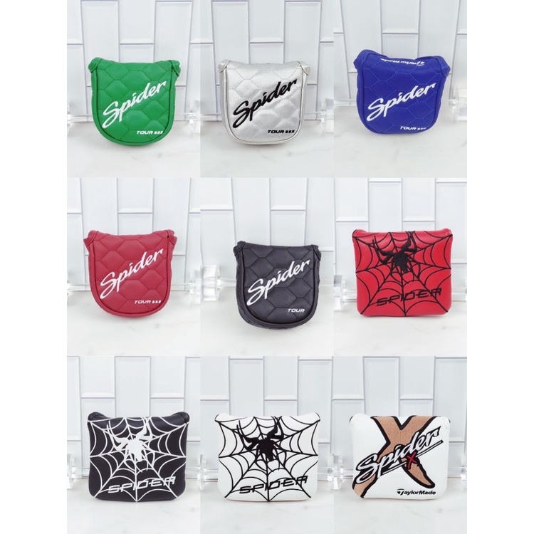 [Nhện] Golf Putter Cover Club Cover TLM Red Spider Putter Cover Ball ...