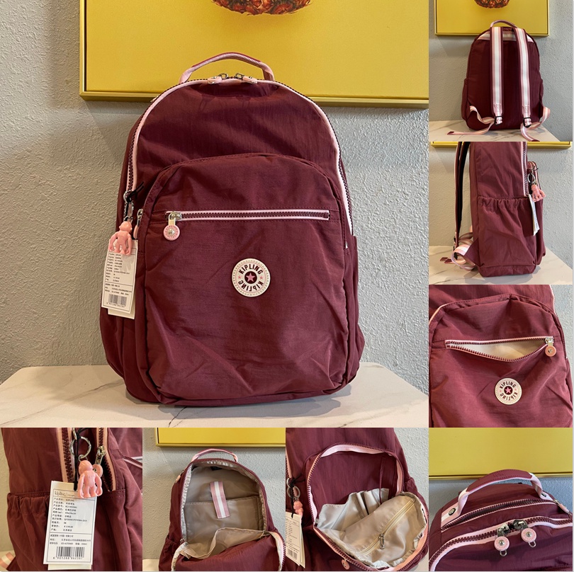 KIPLING Ba Lô Du Lịch Cỡ Vừa Màu Sắc Cổ Điển 15371 / 21305 | Shopee ...