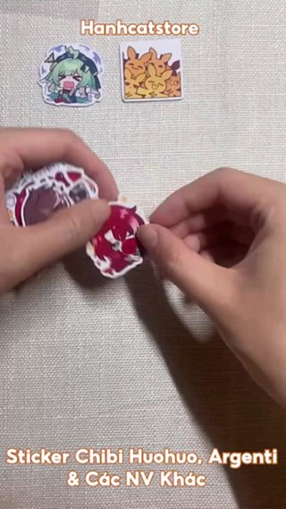 [Honkai Star Rail] Sticker Argenti, Huohuo, Hanya, Guinaifen và chú ...