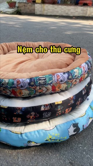 Nệm ngủ cho chó mèo Luna Pet NN04, ổ đệm ngủ ấm áp cực dễ thương dành ...