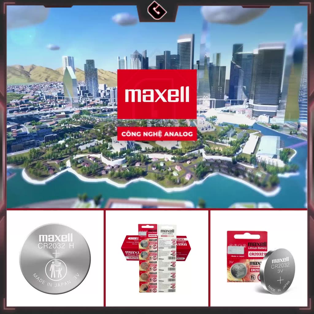 Pin CMOS Maxell CR2032 - 2032 Lithium 3v - Hàng Chính Hãng | Shopee ...