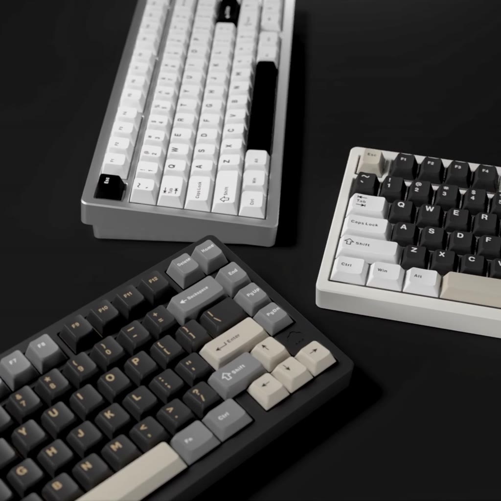 ( HÀNG SẴN ) - Bàn phím cơ WOBKEY RAINY75 - Layout 75%, Case Nhôm, Led ...