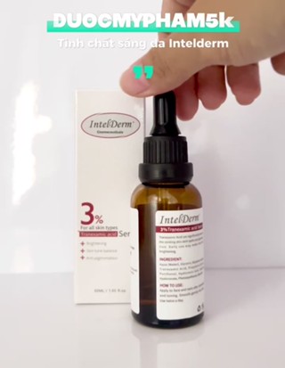 Serum sáng da IntelDerm 3% - Chuyên cấp ẩm phục hồi và mờ thâm nám ...