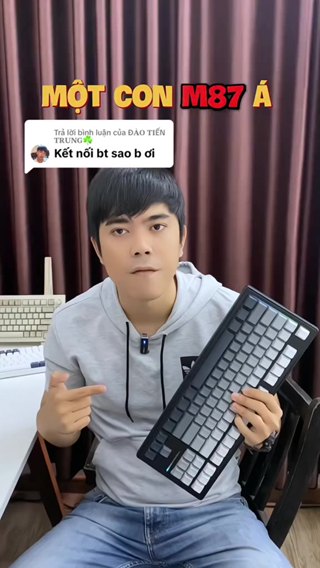 Bàn phím Xinmeng M87 pro V2 - LED RGB có app tùy chỉnh - Mạch xuôi ...