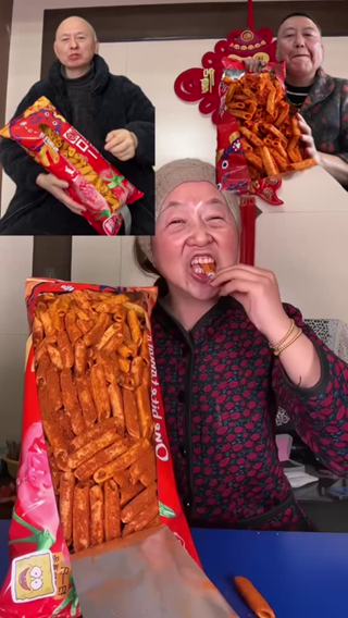 [Tặng quà] Bim bim khổng lồ, vị cà chua, vị tôm BBQ, vị tôm truyền ...