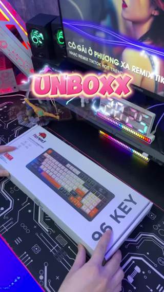 Bộ Bàn Phím Không Dây Bluetooth M96 LED 7 Màu Có Màn Hình, 2 Mode, Phím PBT Cao Cấp, Gõ Êm Chống ...