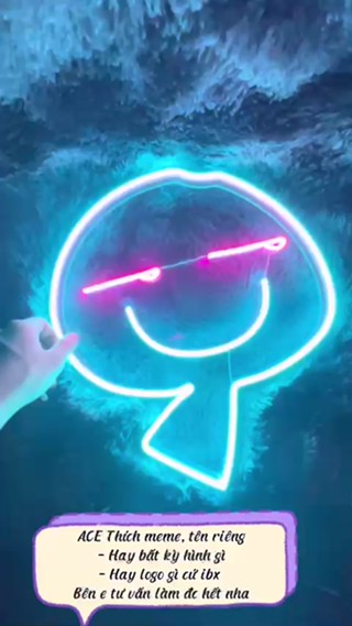 Led neon theo yêu cầu Đèn Led Neon chữ- Neon theo tên thiết kế decor ...