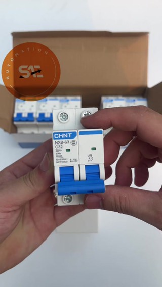 Aptomat MCB 2 Pha Attomat hãng CHINT NXB-63 6A, 10A, 16A, 25A, 32A, 40A, 50A, 63A Dòng Cắt 6kA ...