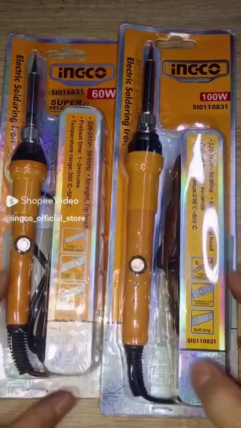 Mỏ hàn chì INGCO SI016831 60W | SI0110831 100W có điều chỉnh nhiệt độ ...