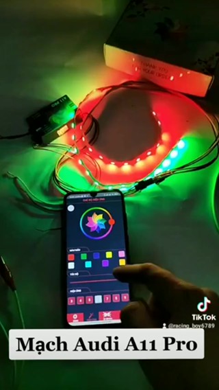MẠCH AUDI A11 PRO MẪU MỚI DÙNG ĐIỆN THOẠI KHIỂN MÀU CỰC NGẦU, MẠCH LED ...