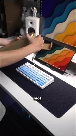 Lót chuột gaming SpacePad Prussian 40x90cm - Pad chuột chống nước - Hỗ ...