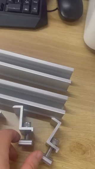 Thanh mini rail, thanh ray nhôm lắp pin năng lượng mặt trời,Thanh rail ...