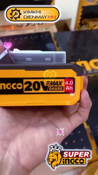 Pin 20v 4.0Ah và sạc INGCO FBCPK1214 | Shopee Việt Nam