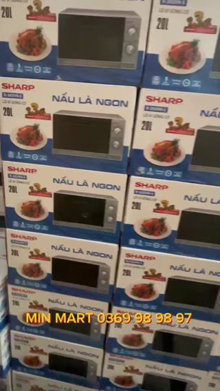 Lò Vi Sóng Sharp R-205VN-S, R-202VN-S, R-203VN-M 20 Lít Không Nướng, Chính Hãng, Bảo Hành 12 ...