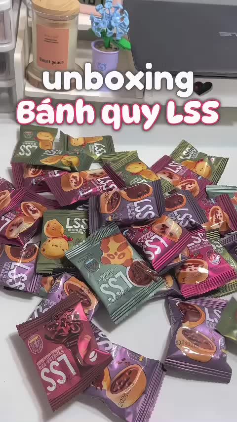 Bánh Quy Bơ Sữa Nhân Kem Socola Chip LSS Mix Vị - Bánh Quy LSS Thơm ...