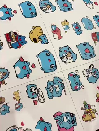 Set 50 cái Sticker Capoo chống nước, hình dán Bugcat Capoo cute dán ...