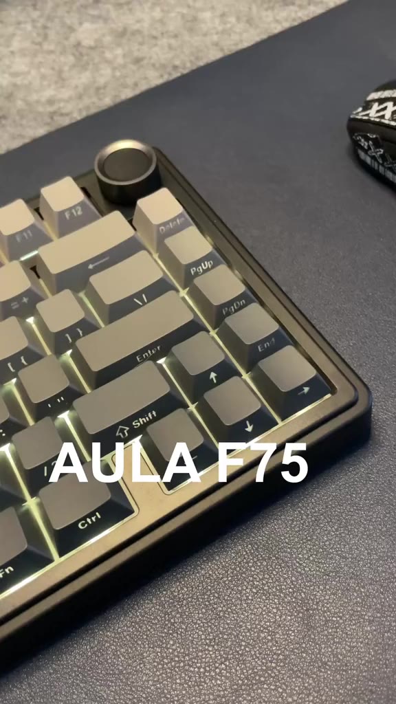 Bàn phím cơ Aula F75 không dây 3 mode - Mạch Xuôi - Hỗ trợ hotswap 5 pin - LED RGB - Có App ...