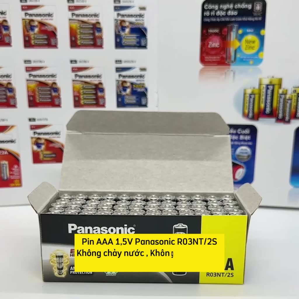 Hộp Pin AAA 1,5V ( R03 , LR03 ) Panasonic NEO R03NT/2S Hàng Chính Hãng ...