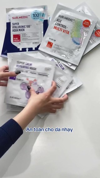 Mặt nạ Sur.medic cấp nước - mask Surmedic miếng cấp ẩm siêu tốc Super ...
