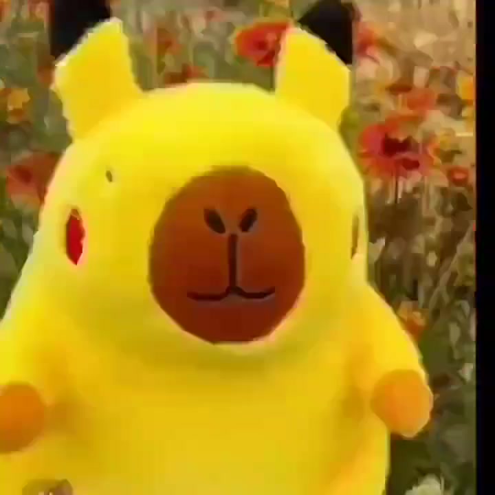 Gấu Bông Chuột Capybara Cosplay Pikachu Đáng Yêu Hafuto, Món Quà Tặng ...