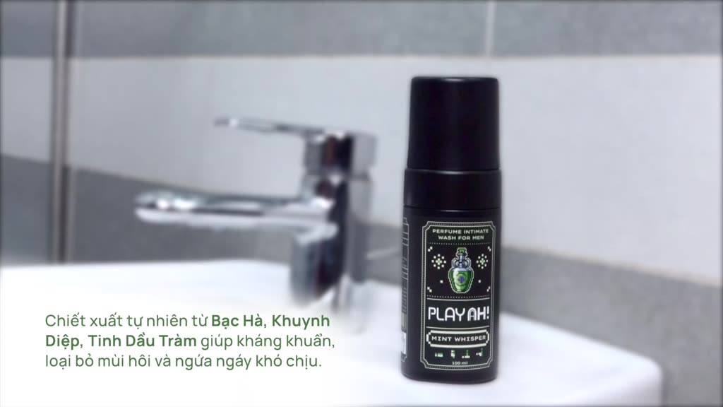 Bọt Dung Dịch Vệ Sinh Nam PlayAh! Dark Indulgence hương Chocolate/Mint ...