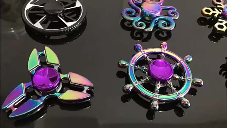 [SPINER BẰNG KIM LOẠI] Con Quay Đồ Chơi Fidget Spinner Bằng hợp kim kẽm ...