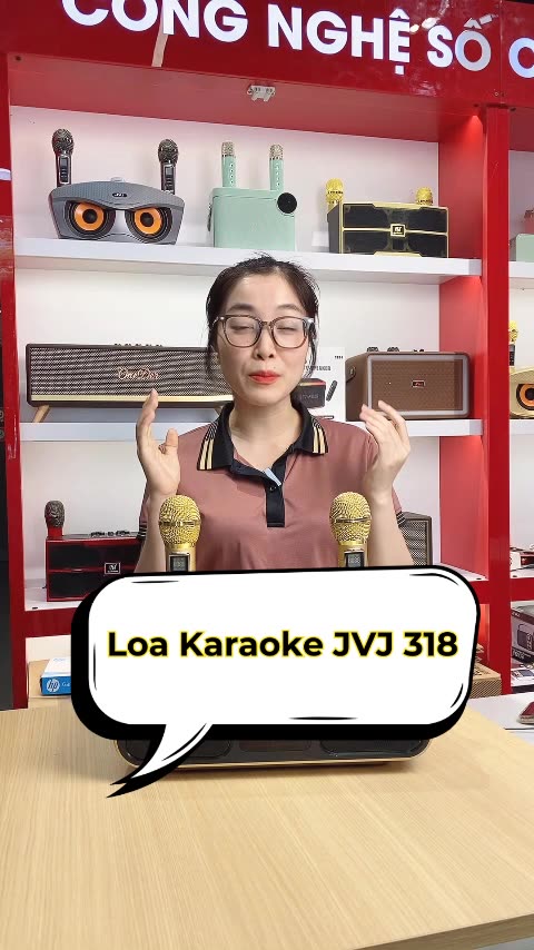 Loa bluetooth karaoke 2 mic SD-318 JVJ Không dây, kèm 2 mic công suất lớn 30W - Bảo hành 6 Tháng ...